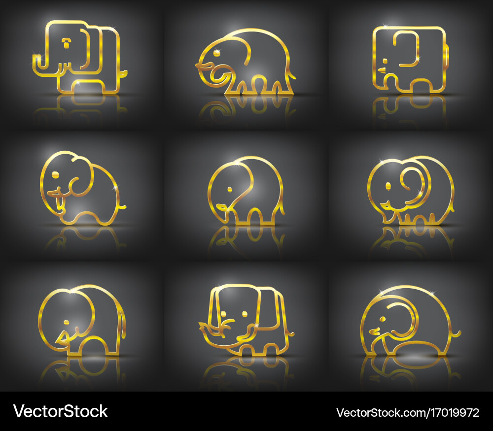 Elephant icon Royalty Free Vector Image - VectorStock