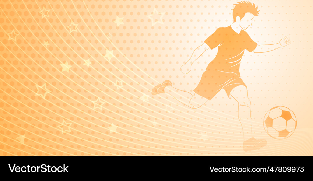 Abstract soccer background Royalty Free Vector Image
