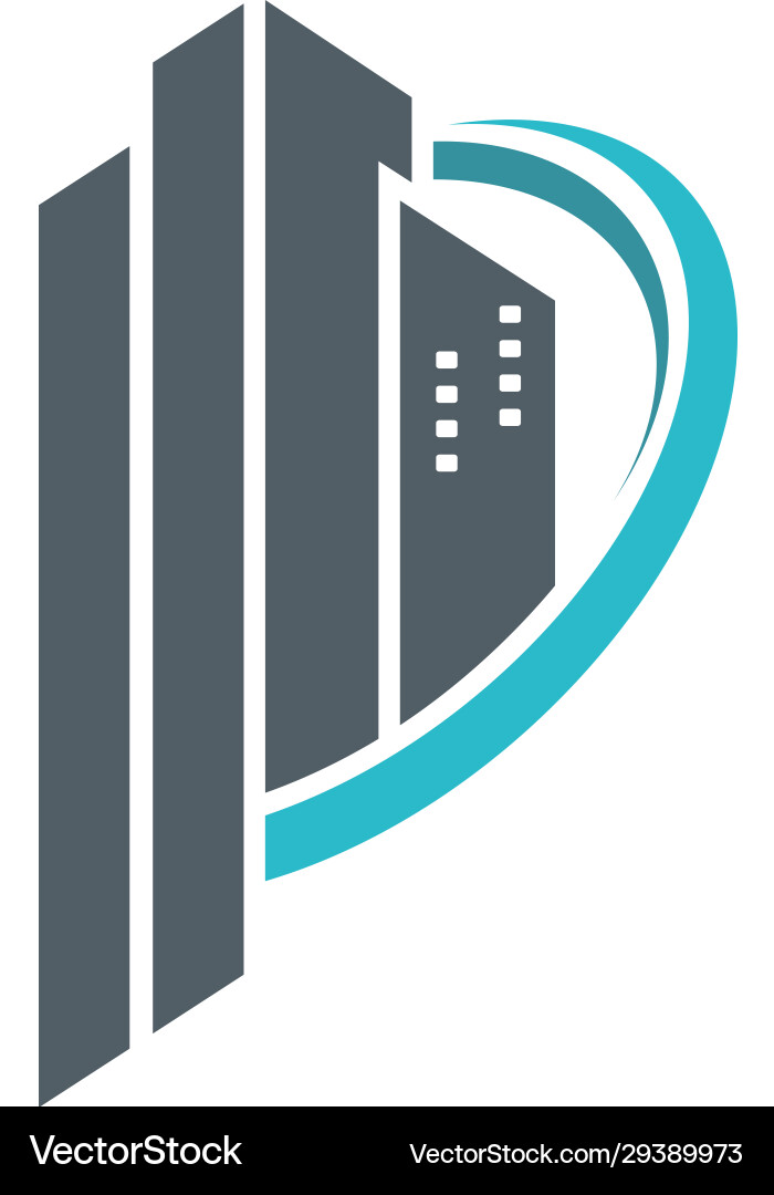 House realty property logo Royalty Free Vector Image