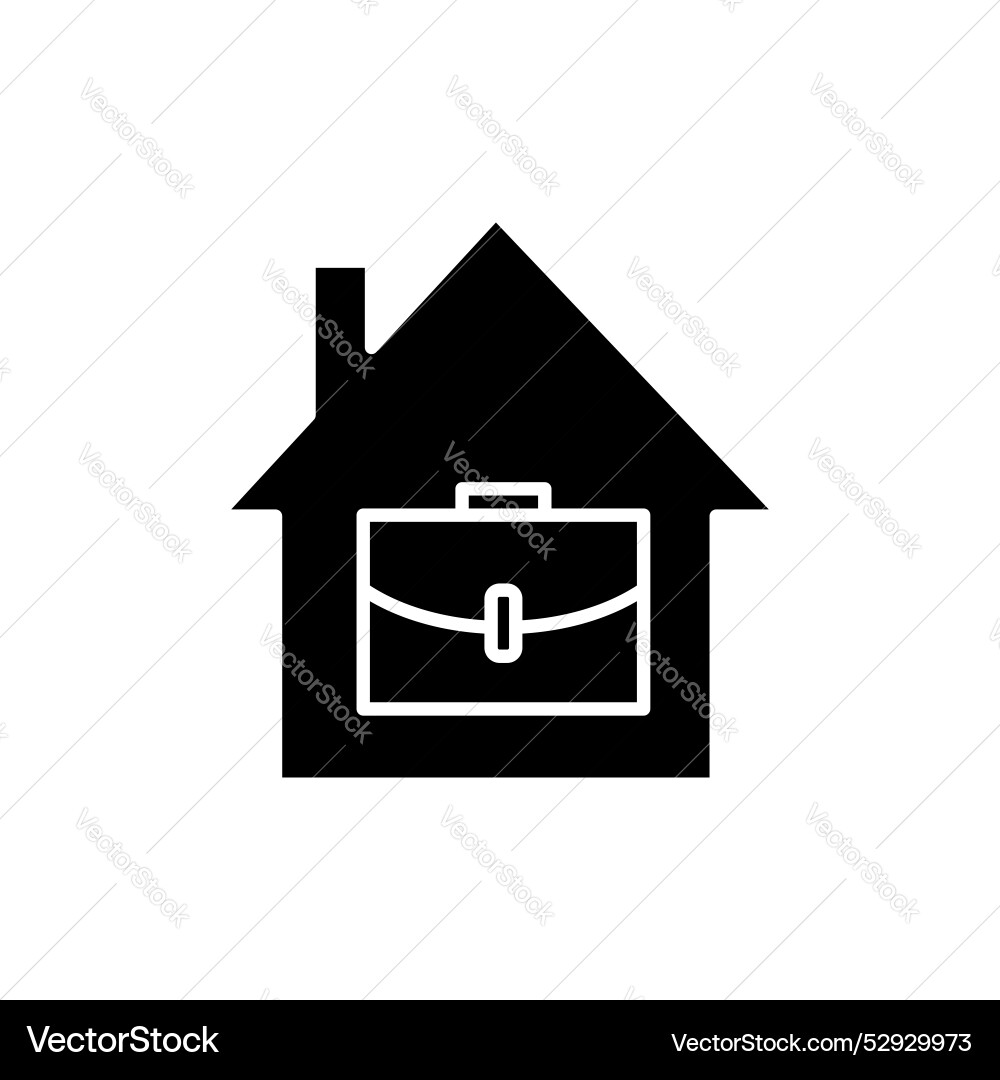 Remote work icon set home office telework symbol Vector Image Remote work icon set home office telework symbol Vector Image