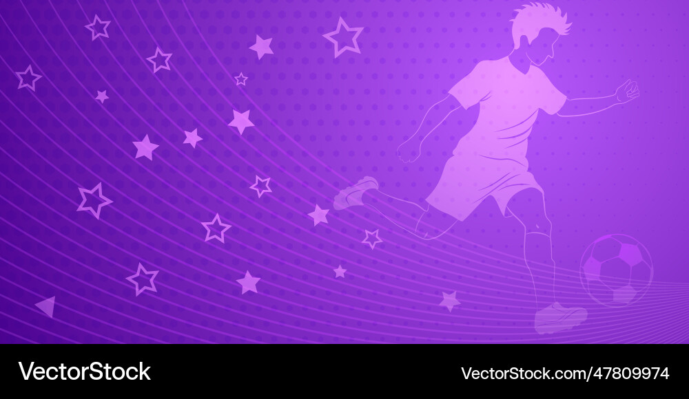 Abstract soccer background Royalty Free Vector Image