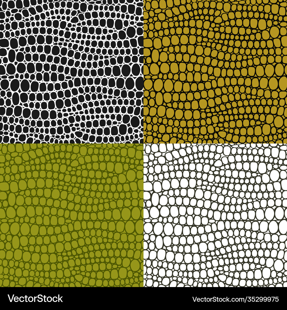 Crocodile pattern Royalty Free Vector Image - VectorStock
