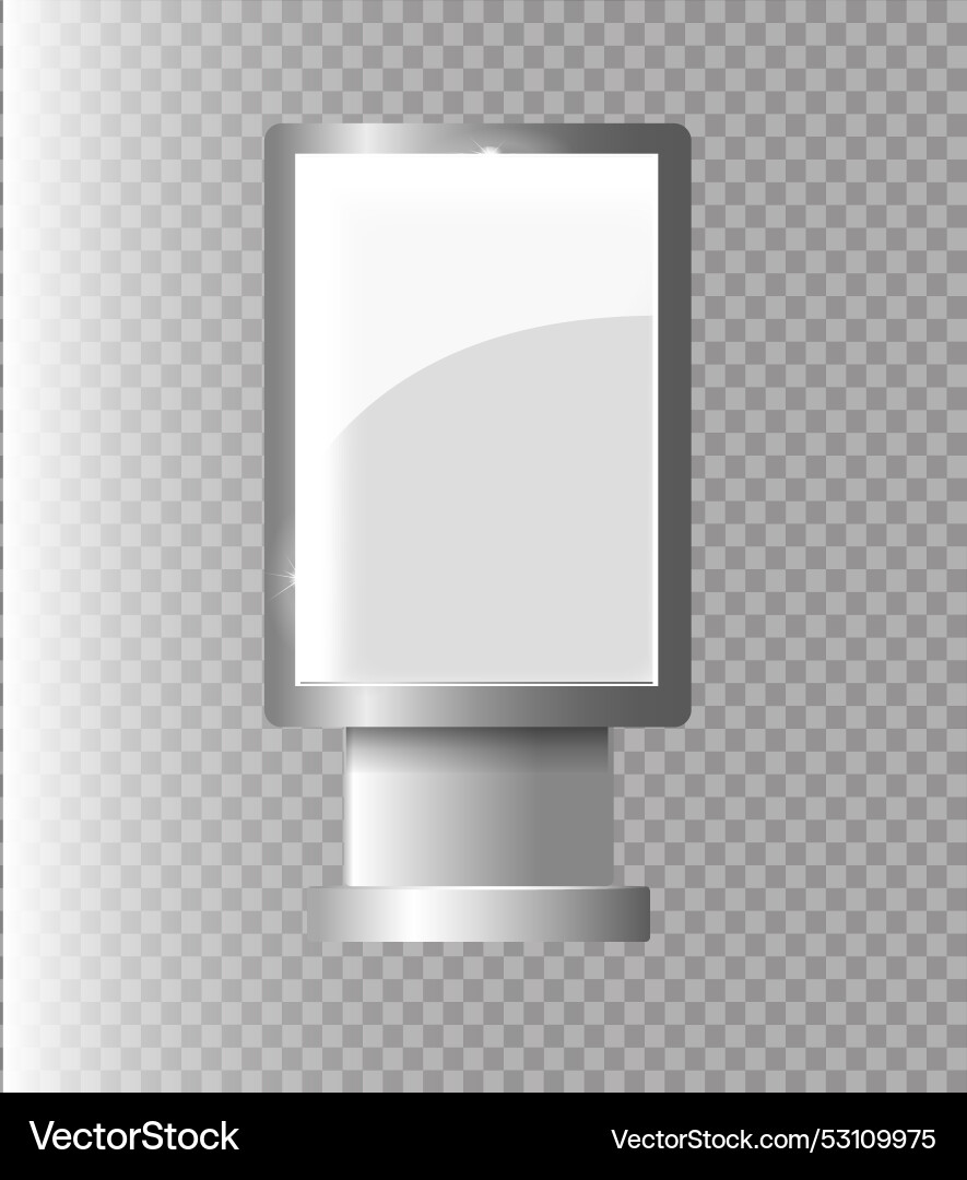 Exterior and interior signage curve concept Vector Image