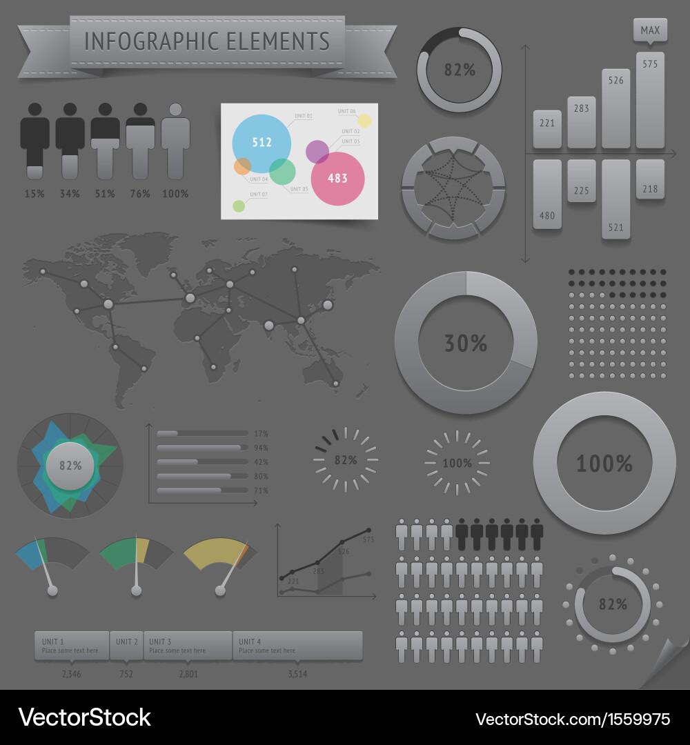 Infographic design elements Royalty Free Vector Image