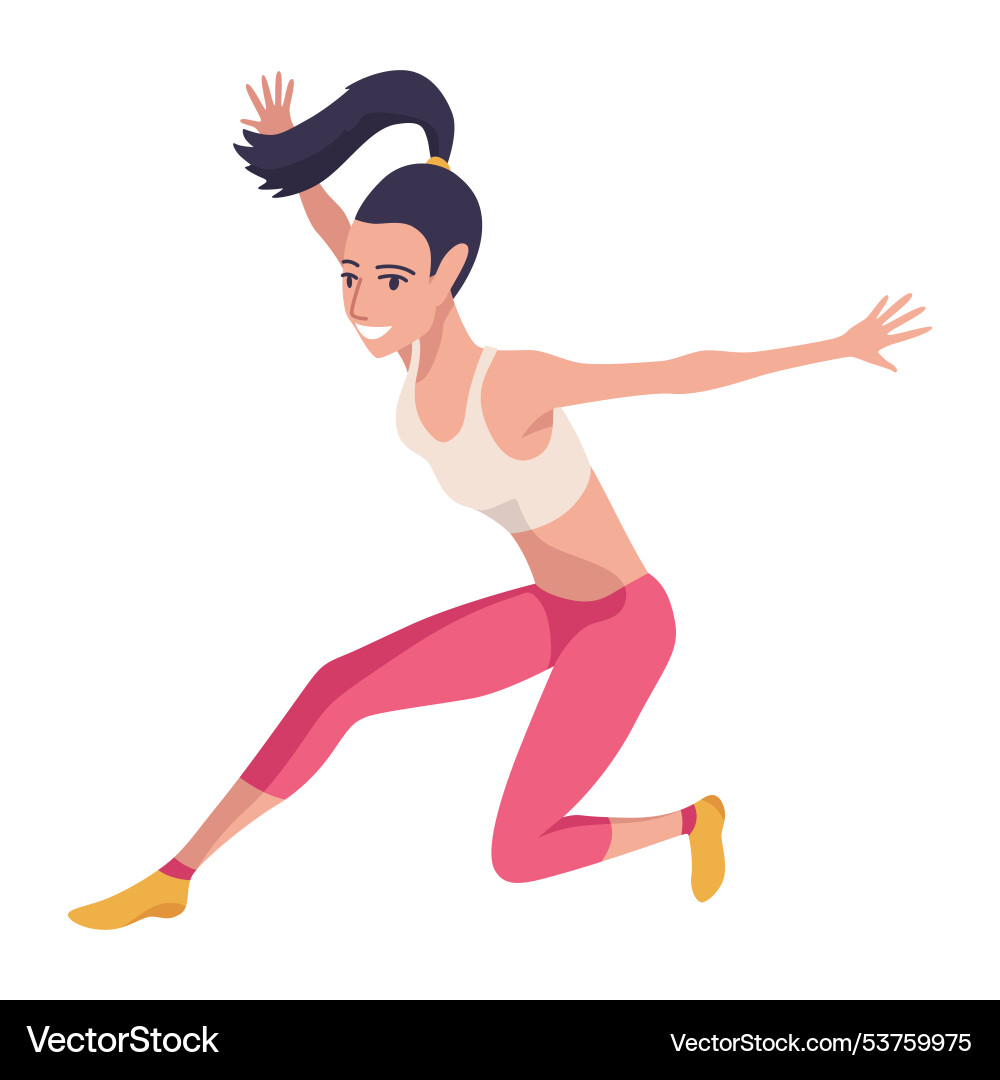 Kids jumping icon child activities design element Vector Image