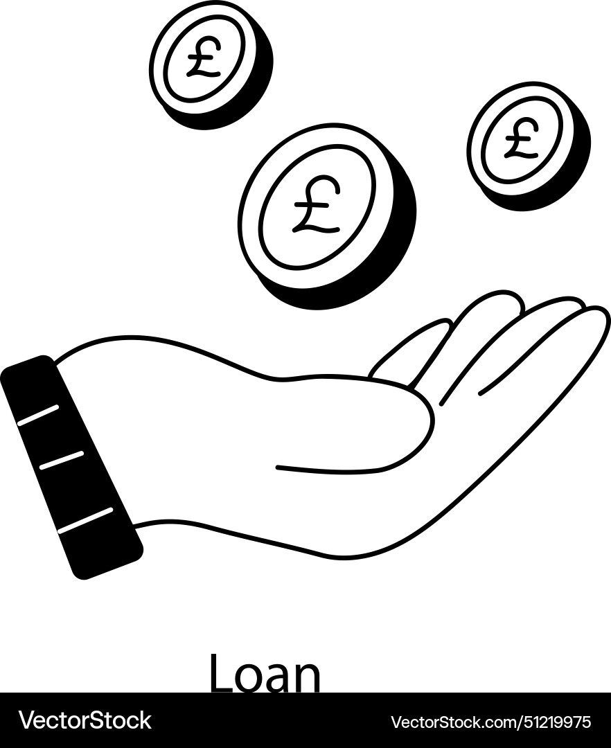 Loan Royalty Free Vector Image - VectorStock