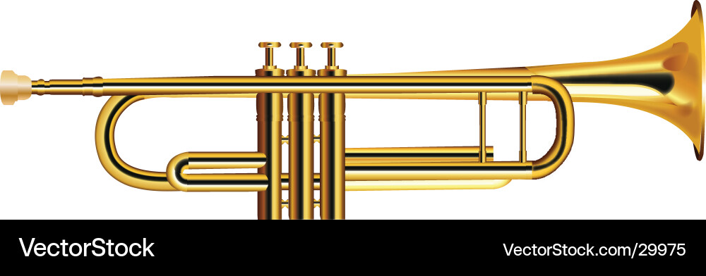 Trumpet Royalty Free Vector Image - VectorStock