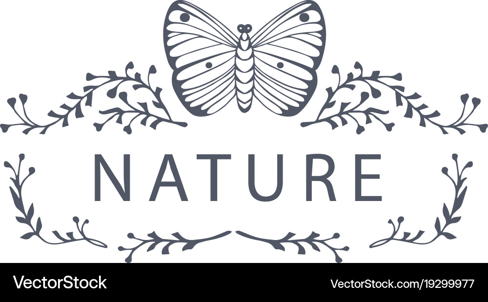 Flourish logo Royalty Free Vector Image - VectorStock
