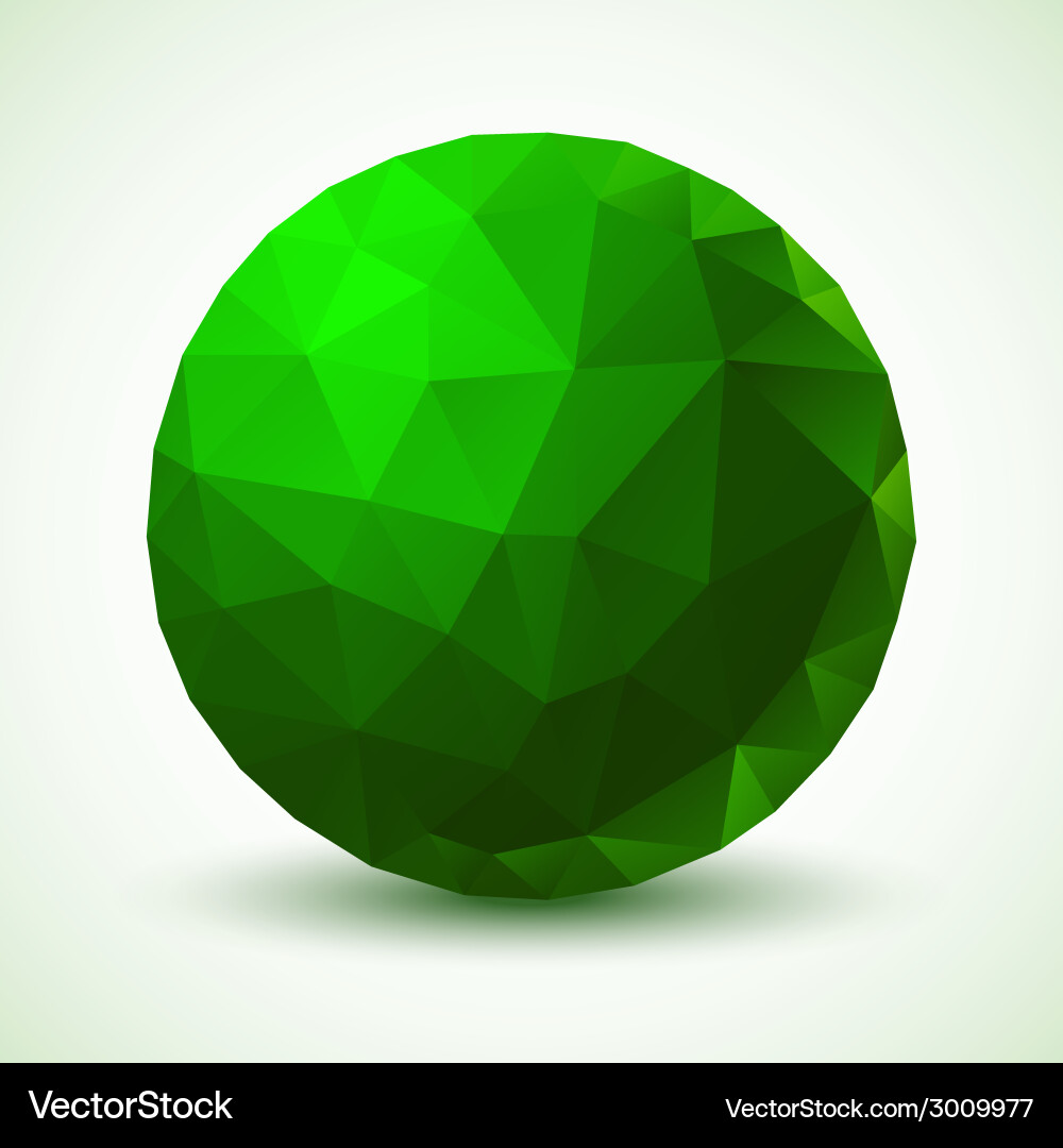 Geometric Sphere Royalty Free Vector Image - VectorStock