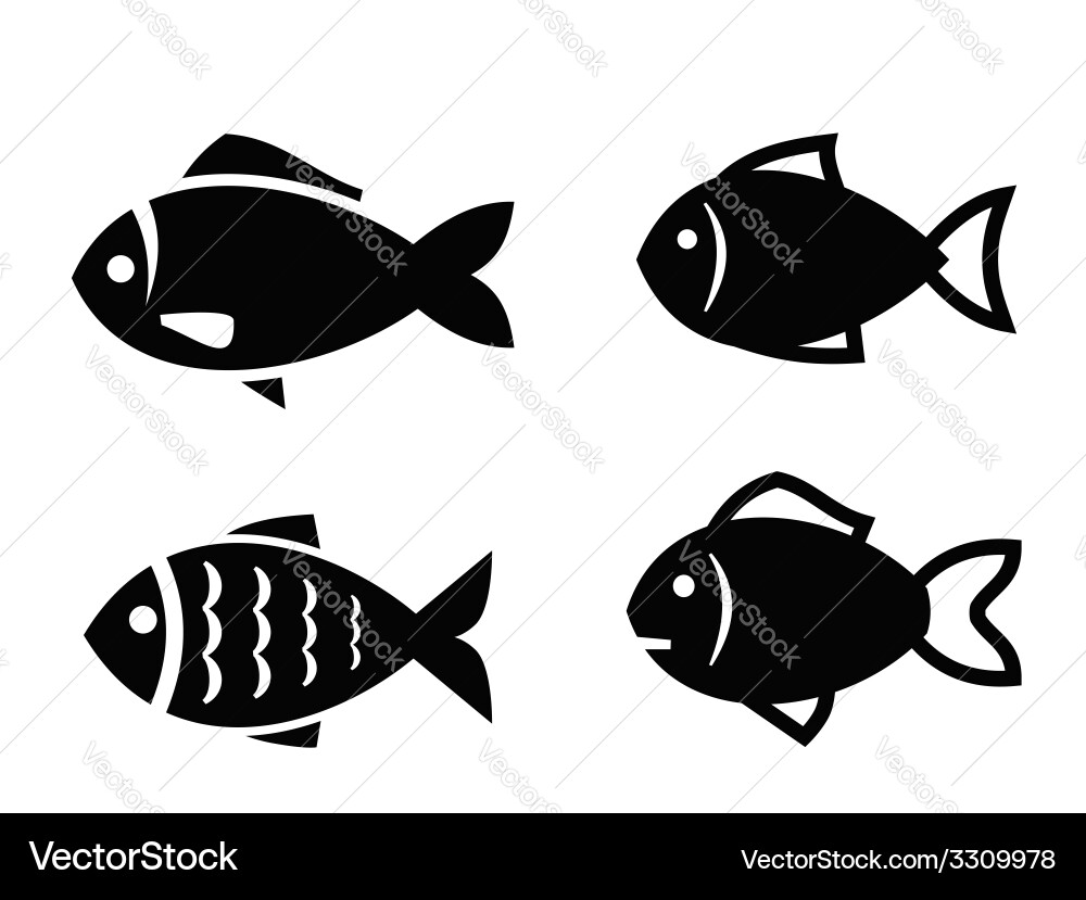 Fish icon Royalty Free Vector Image - VectorStock