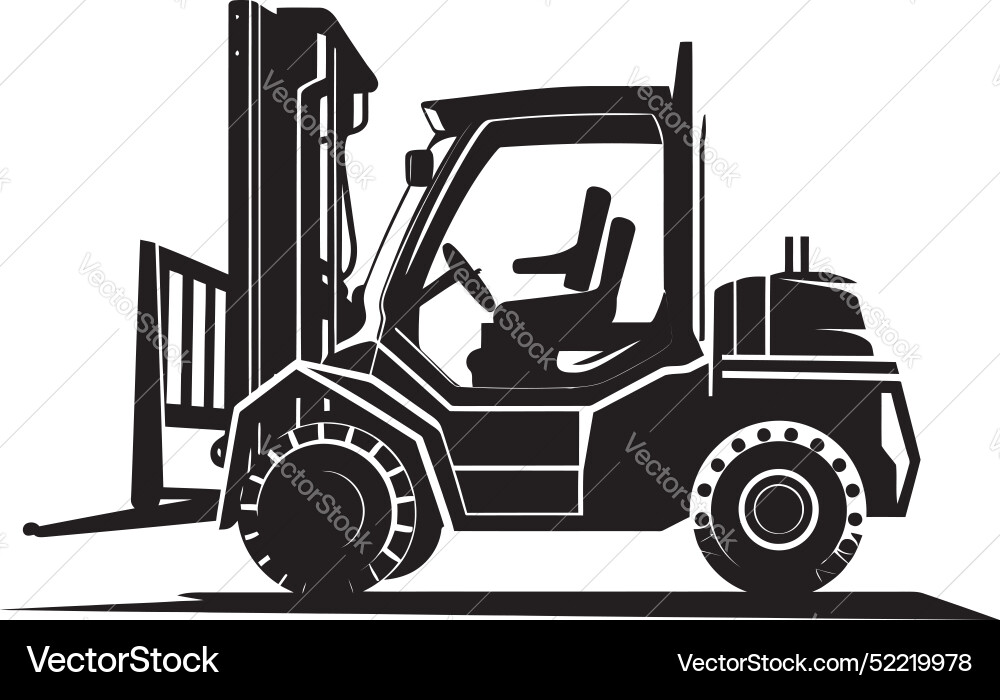 Lifttech iconic forklift design cargocarrier Vector Image