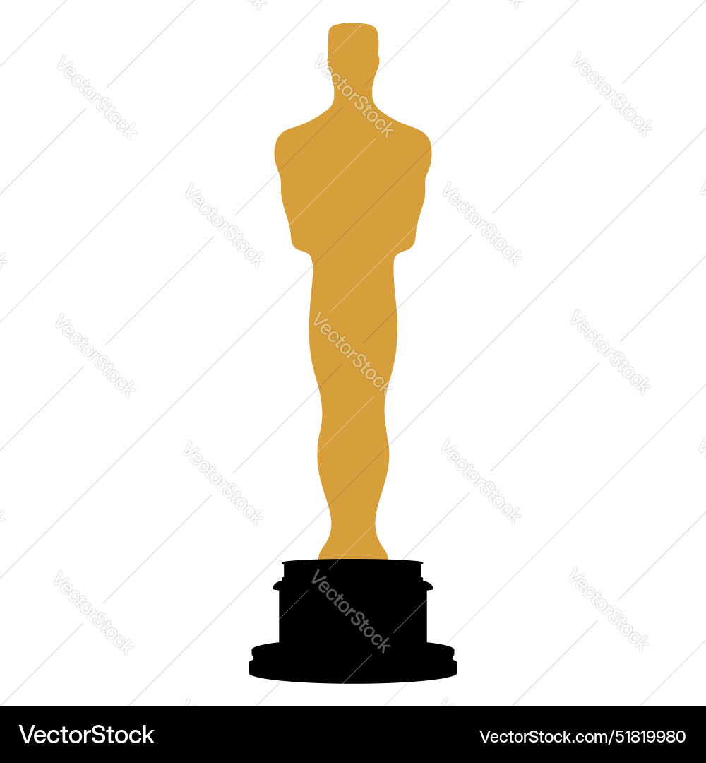 Hollywood Oscar Statue Clip Art