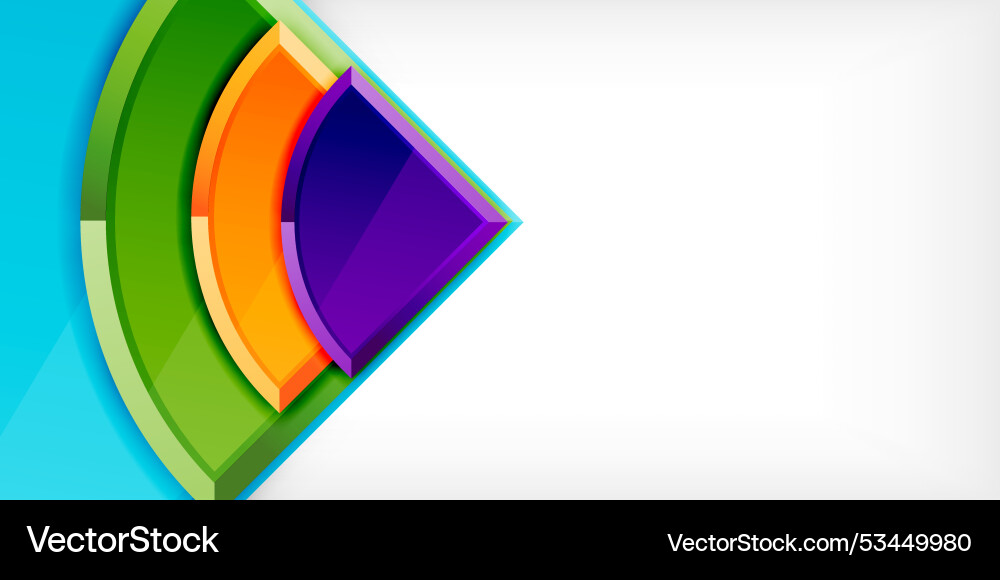 Triangle circles background Royalty Free Vector Image