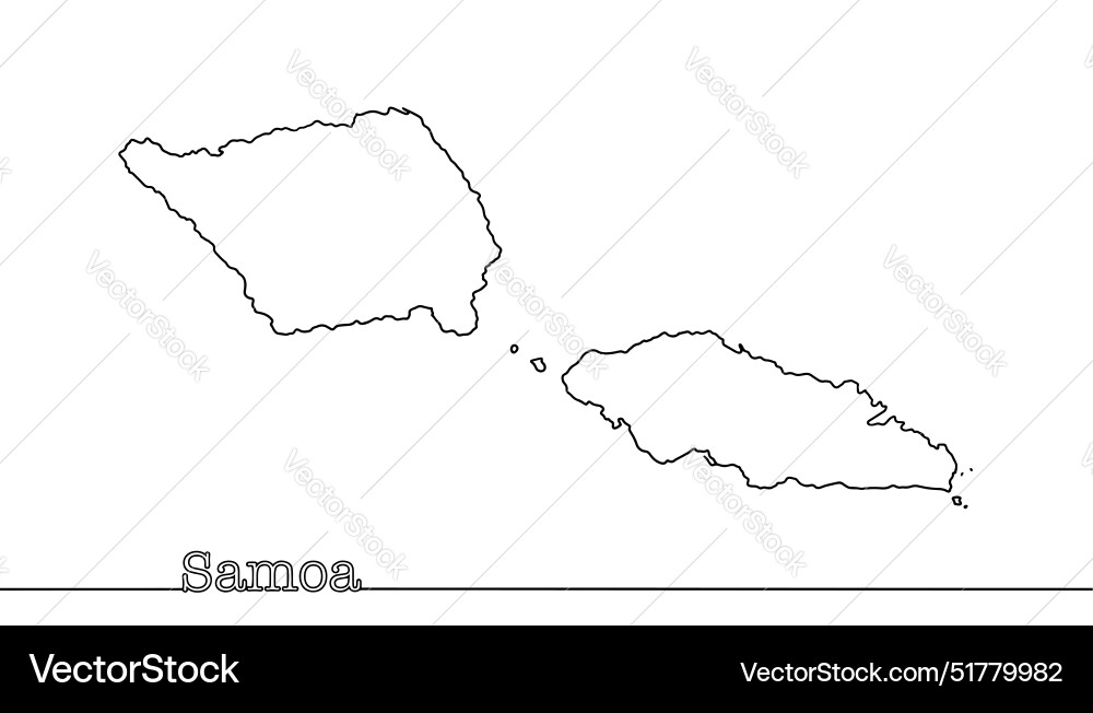 Samoa Royalty Free Vector Image - VectorStock