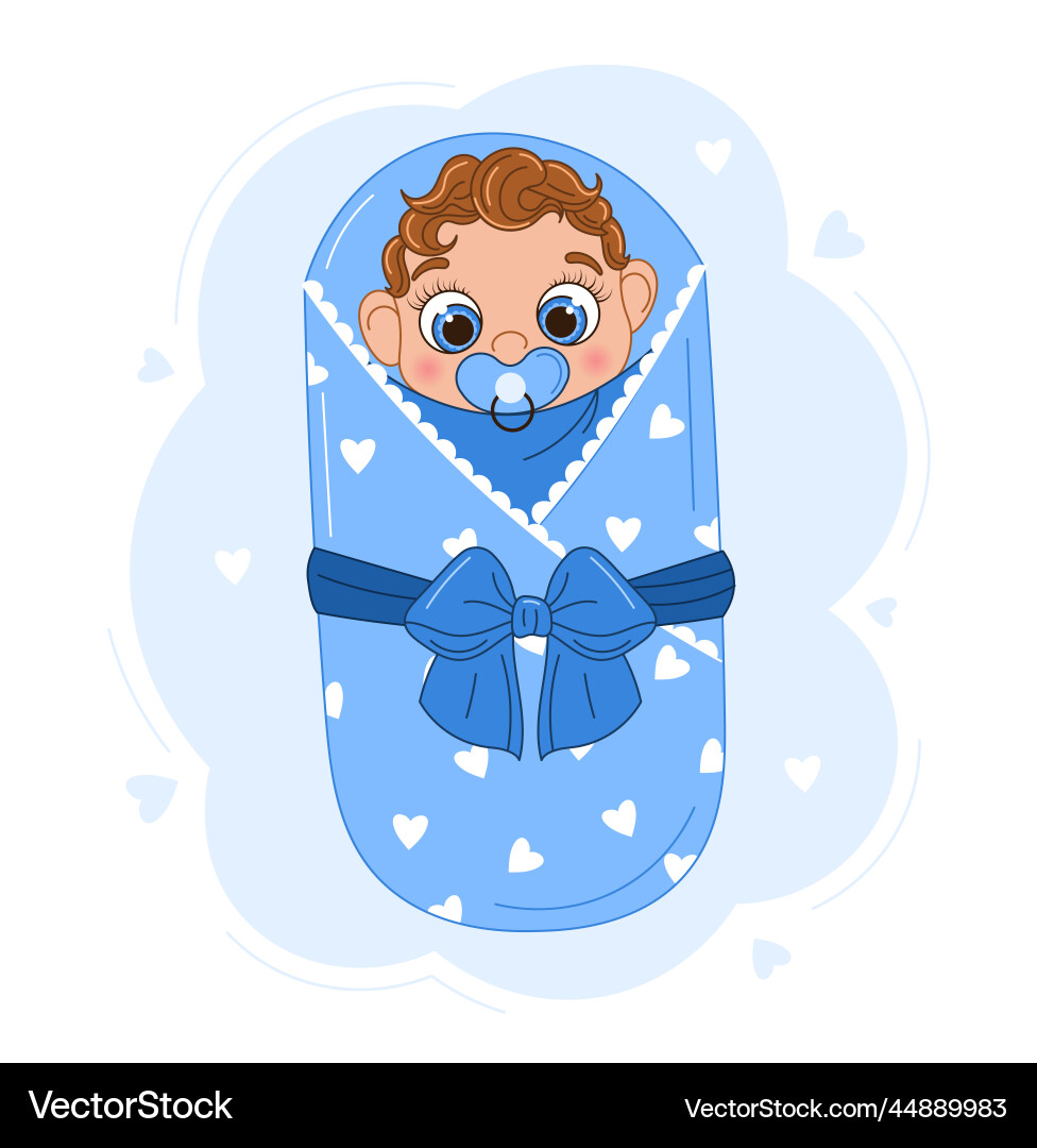 Cute baby concept Royalty Free Vector Image - VectorStock