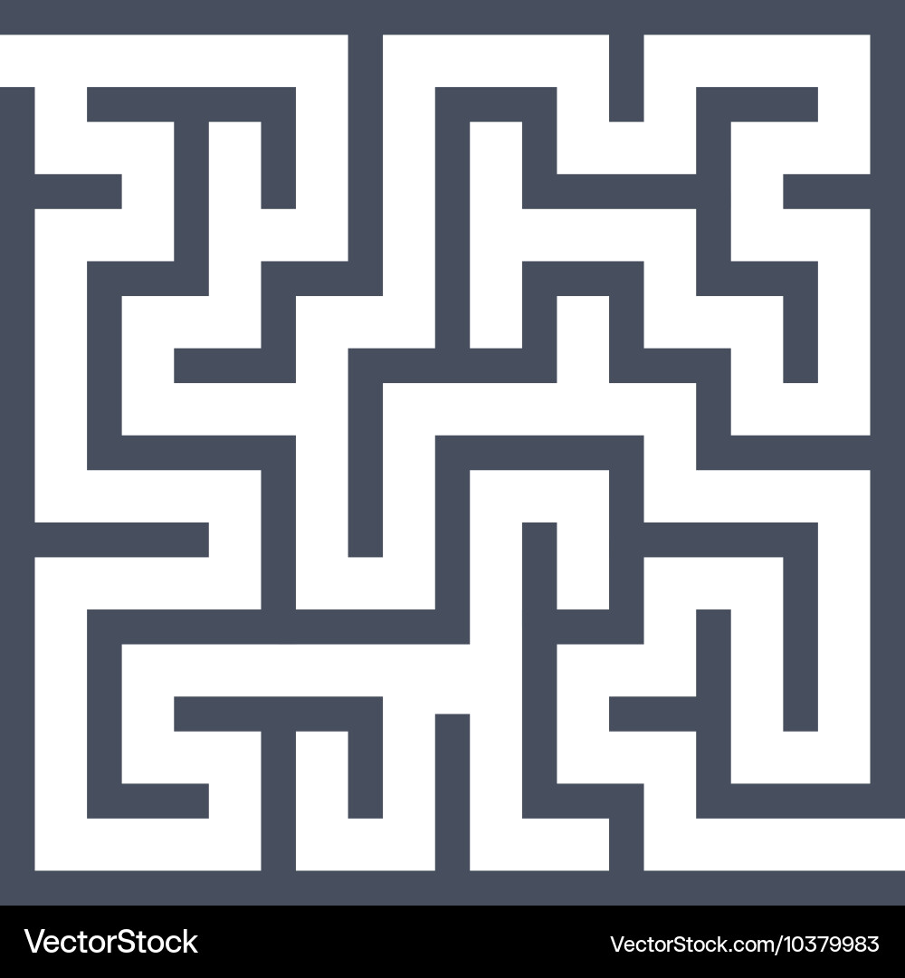Maze Royalty Free Vector Image - VectorStock