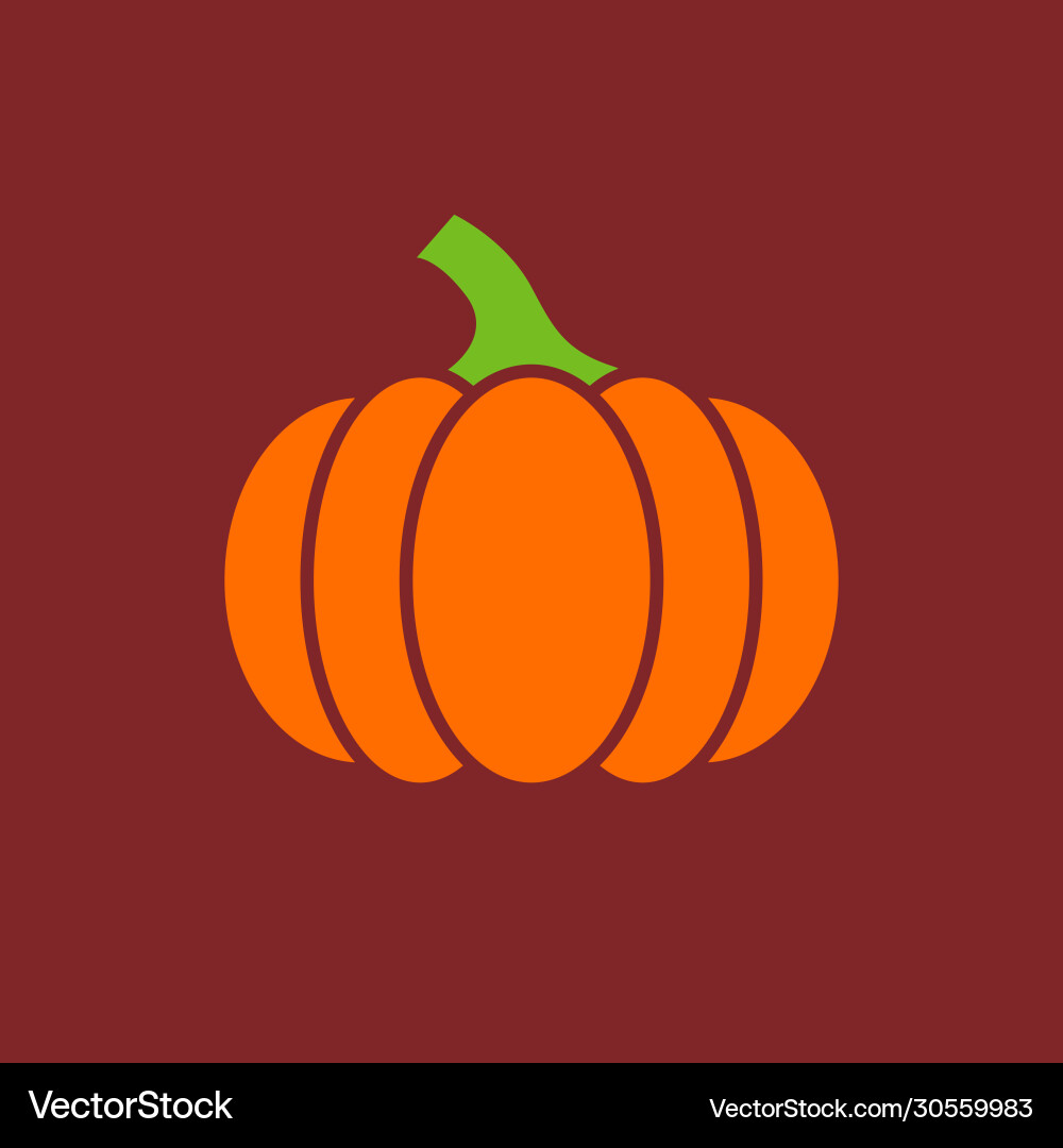 Pumpkin Royalty Free Vector Image - VectorStock