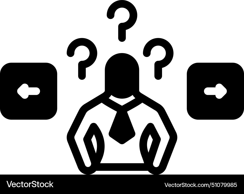 Decision making Royalty Free Vector Image - VectorStock