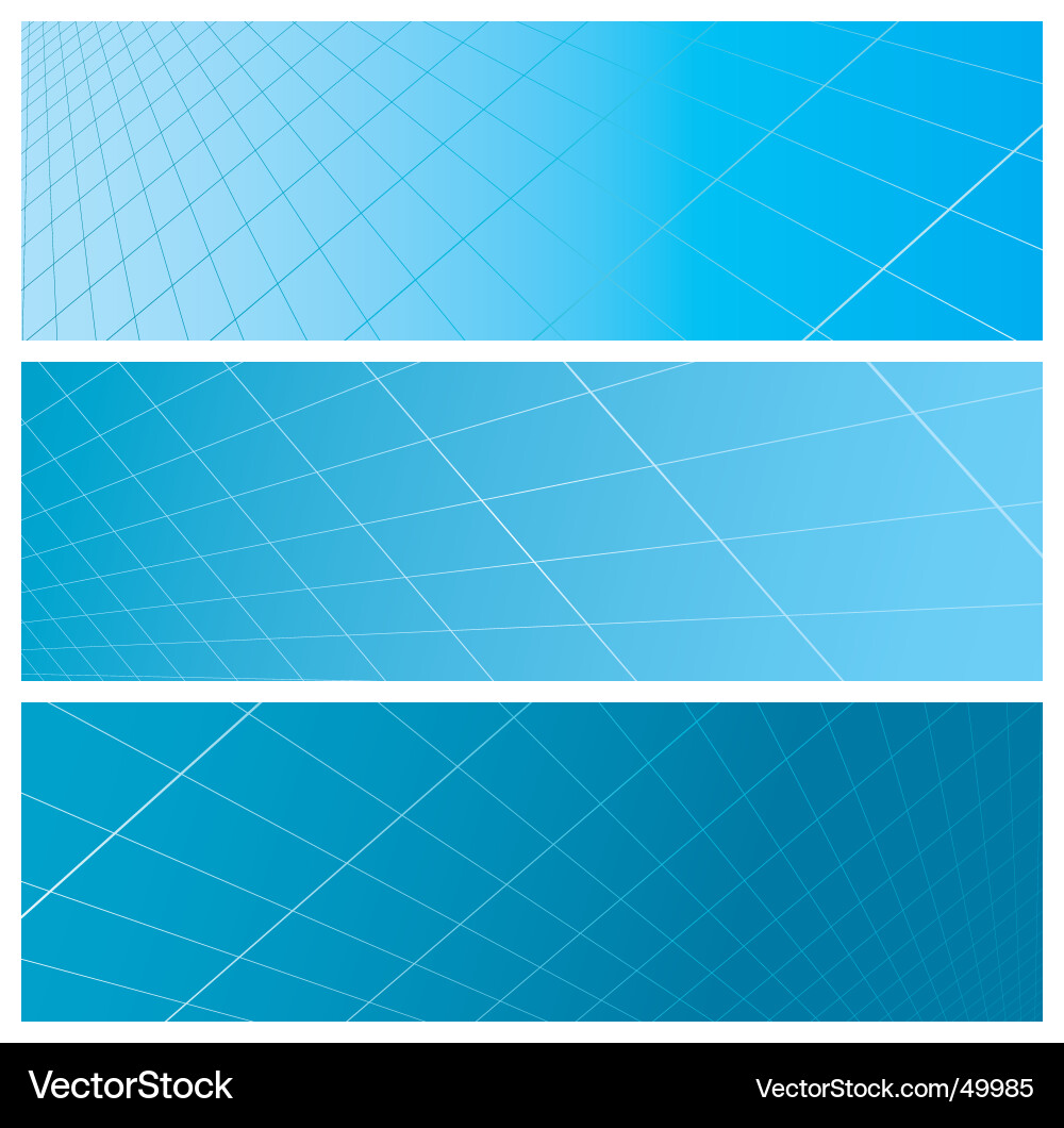 Modern Grid Banners Royalty Free Vector Image - VectorStock