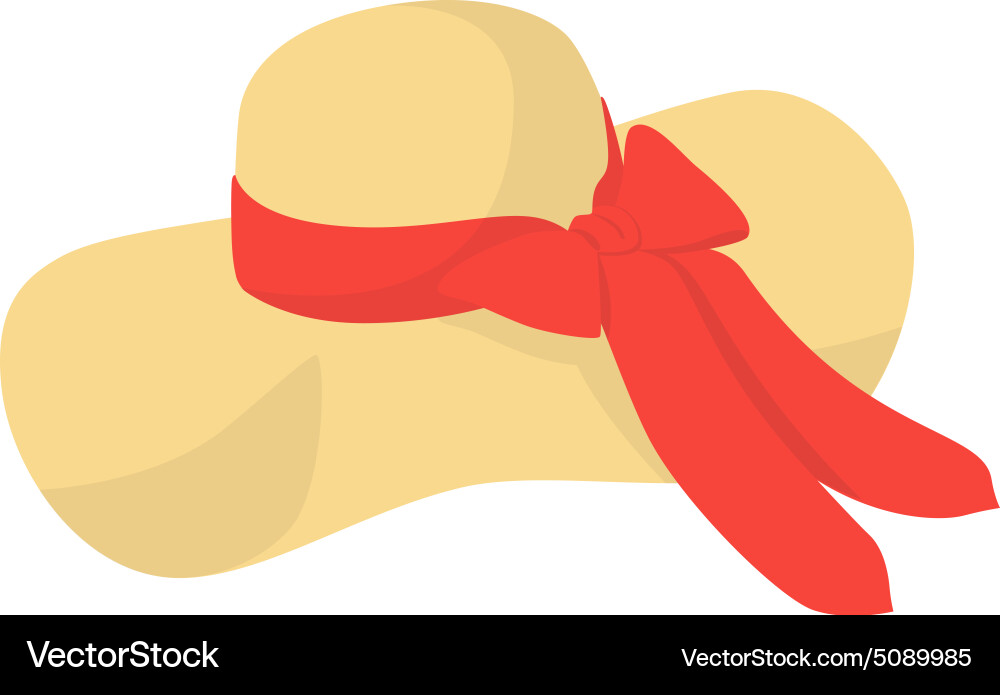 Sun hat icon Royalty Free Vector Image - VectorStock