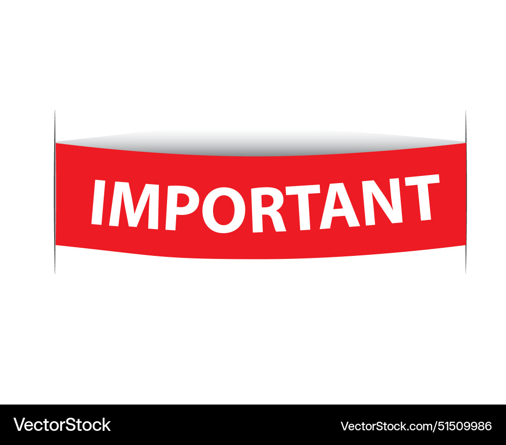 Important for banner design info sign Royalty Free Vector
