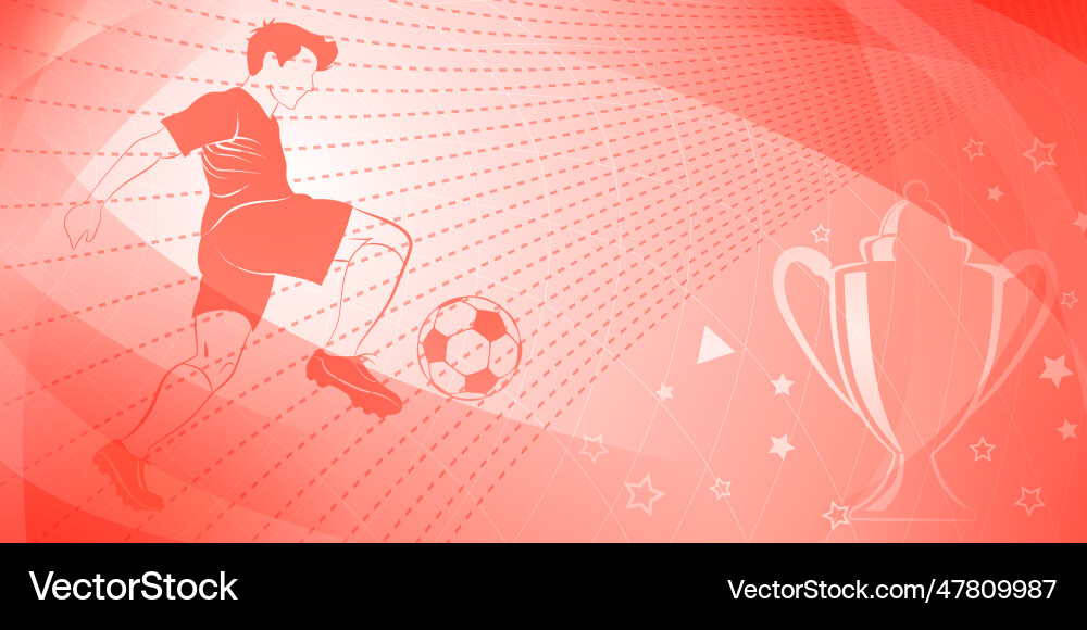 Abstract soccer background Royalty Free Vector Image