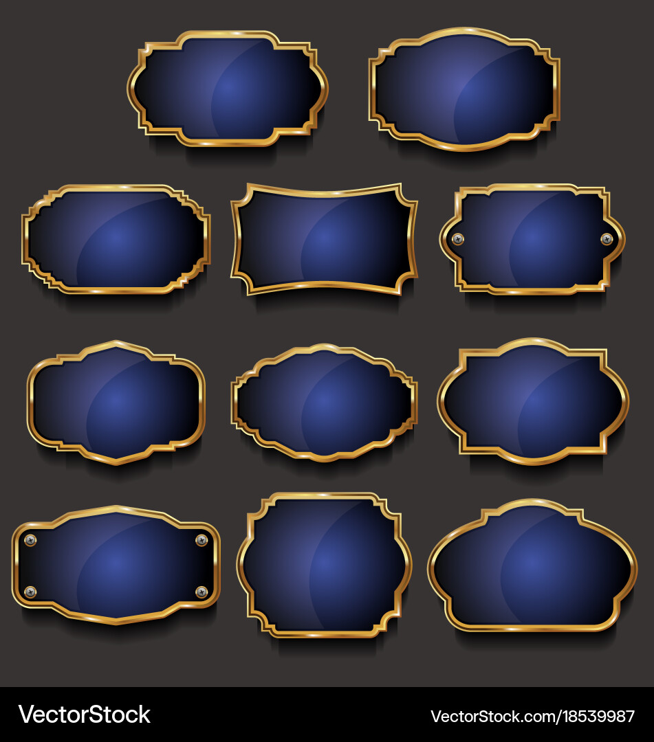 Blank Blue Label Vector Images (over 37,000)