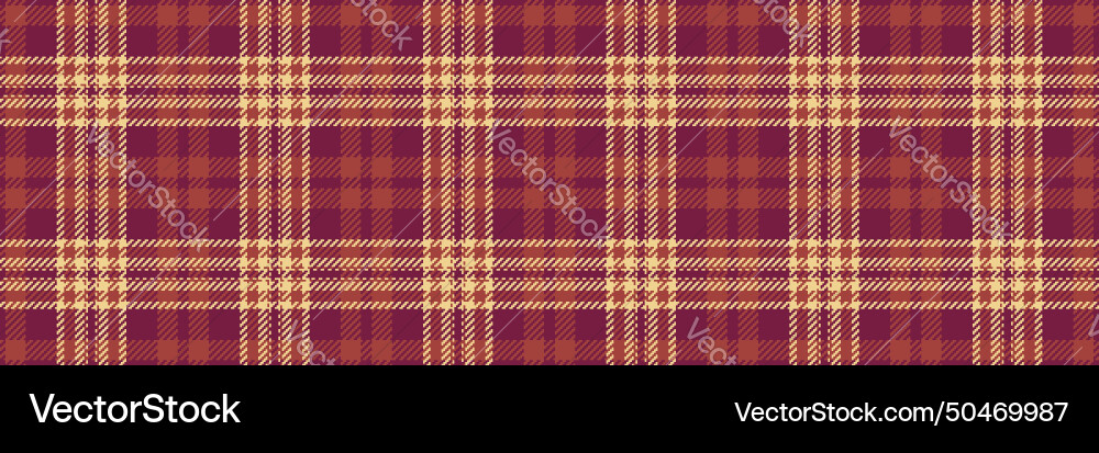 Fibre tartan seamless stripe fabric check Vector Image
