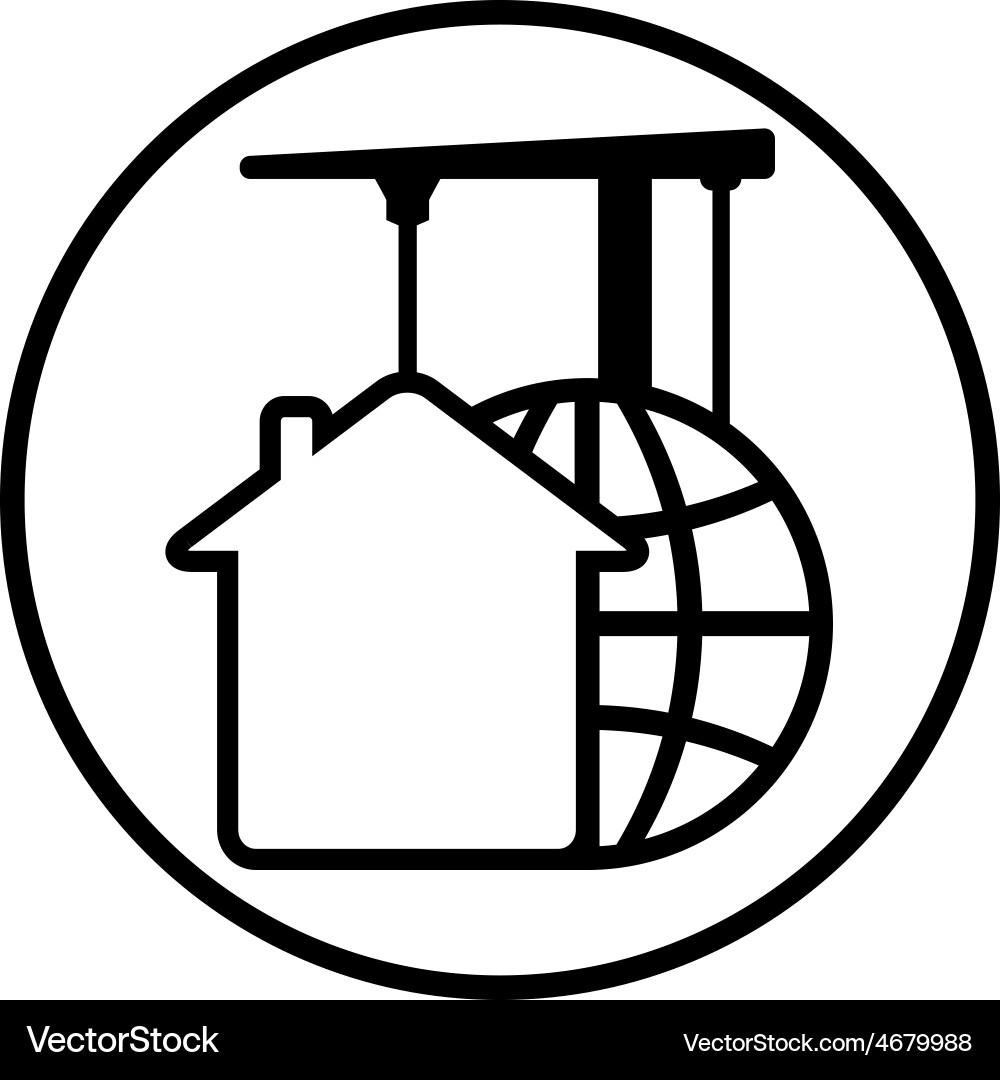 Construction development icon Royalty Free Vector Image