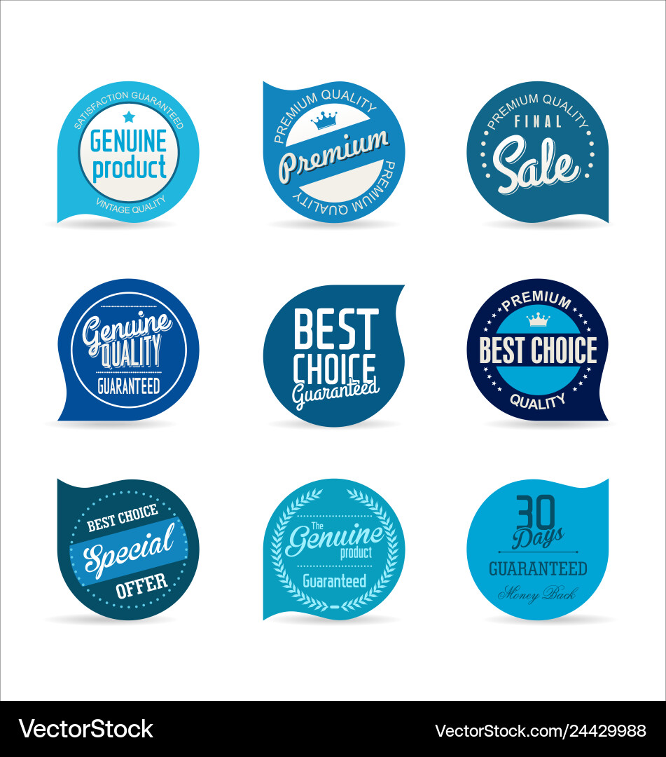 Modern blue design template Royalty Free Vector Image