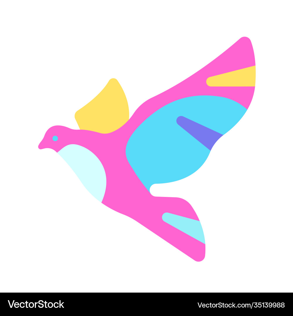Stylized dove Royalty Free Vector Image - VectorStock