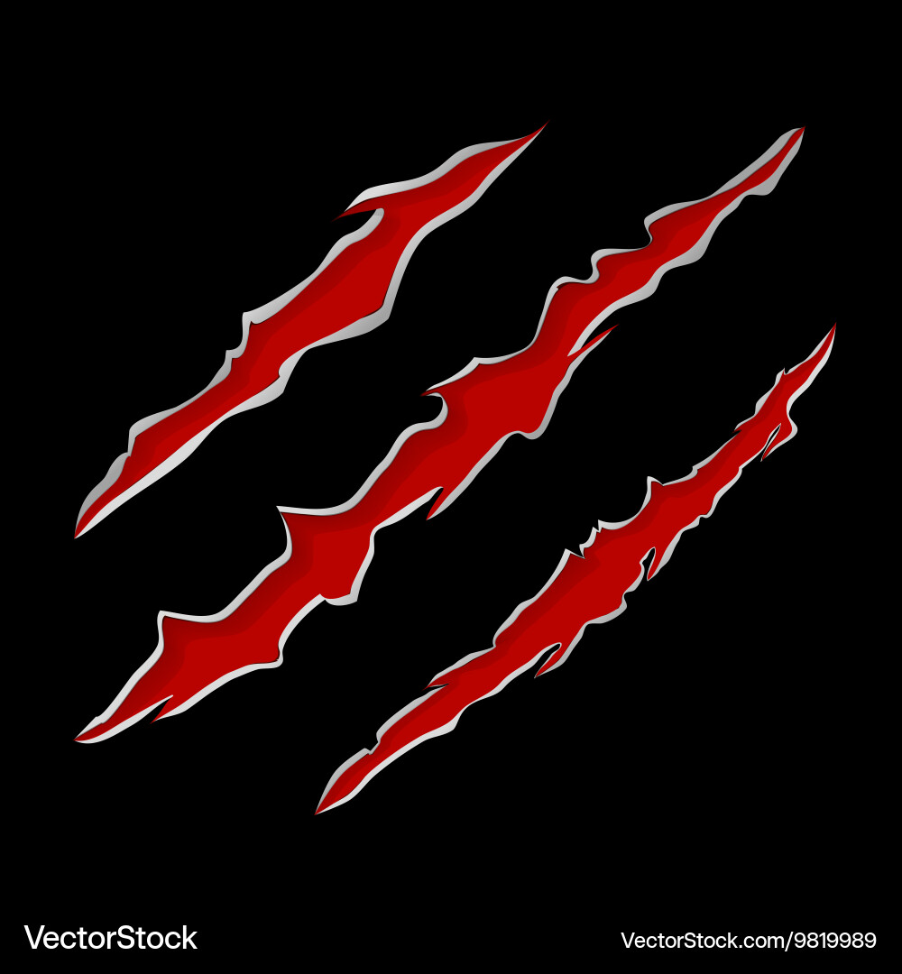 Animal Claw Marks Royalty Free Vector Image - VectorStock
