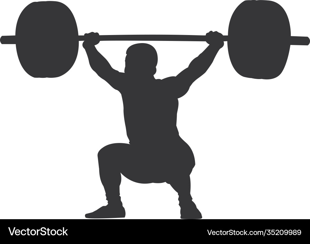 Weight lifter Royalty Free Vector Image - VectorStock