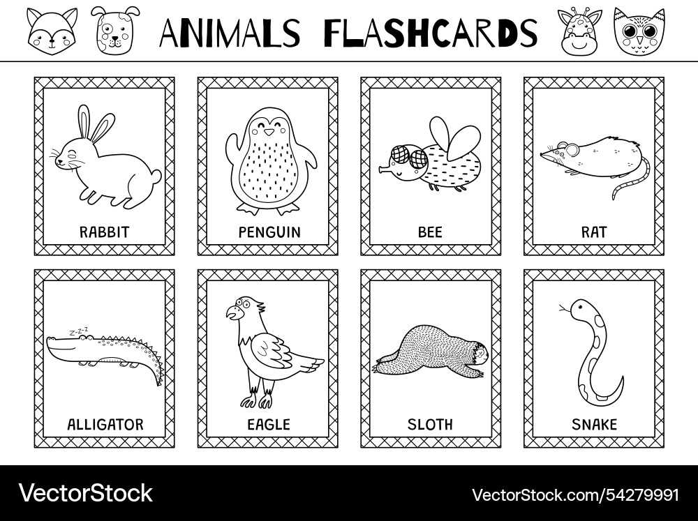 Alligator Flashcard Vector Images (over 110)