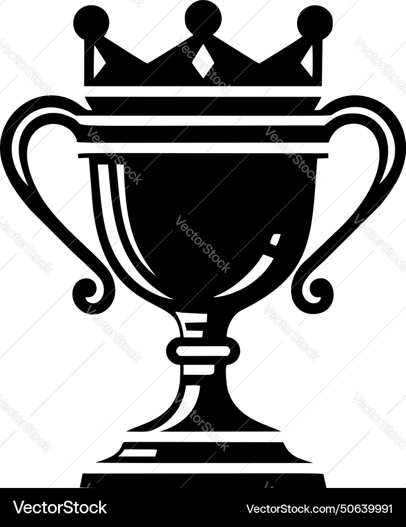 Champions trophy Royalty Free Vector Image - VectorStock