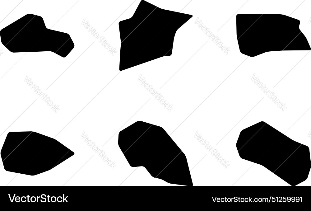 Geometric shapes pictogram symbol visual set Vector Image
