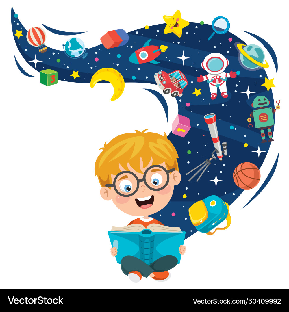 Children education Royalty Free Vector Image - VectorStock