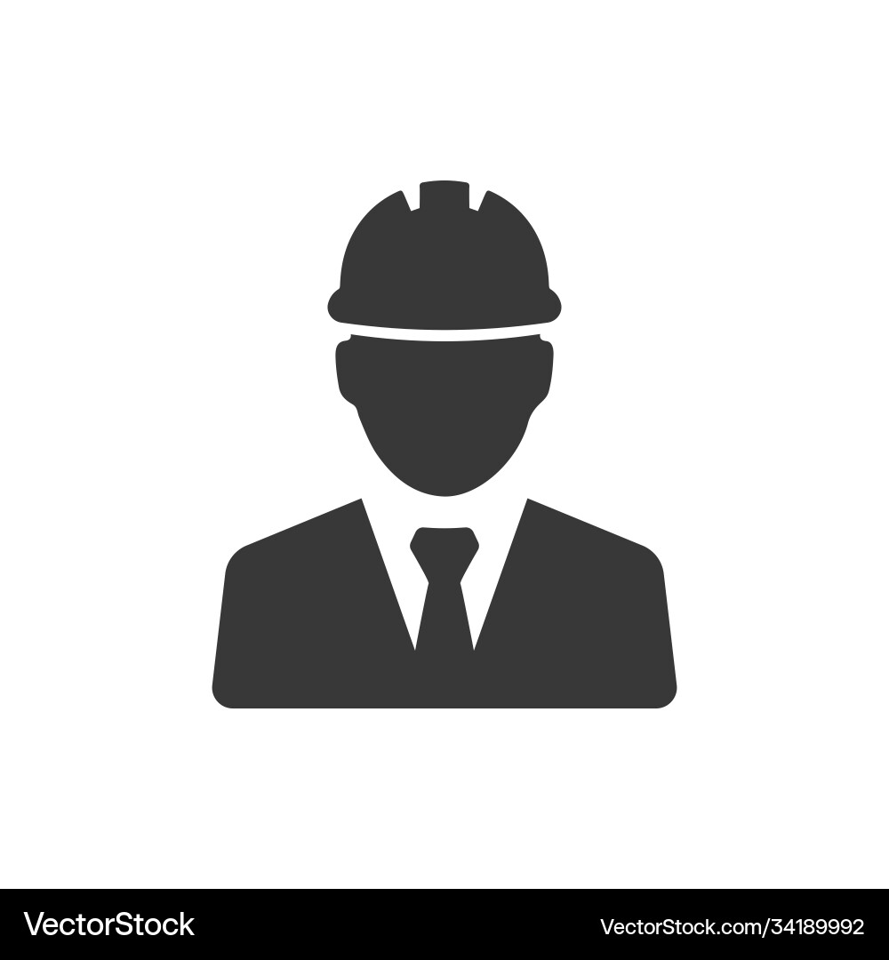 Construction project manager icon images Vector Image