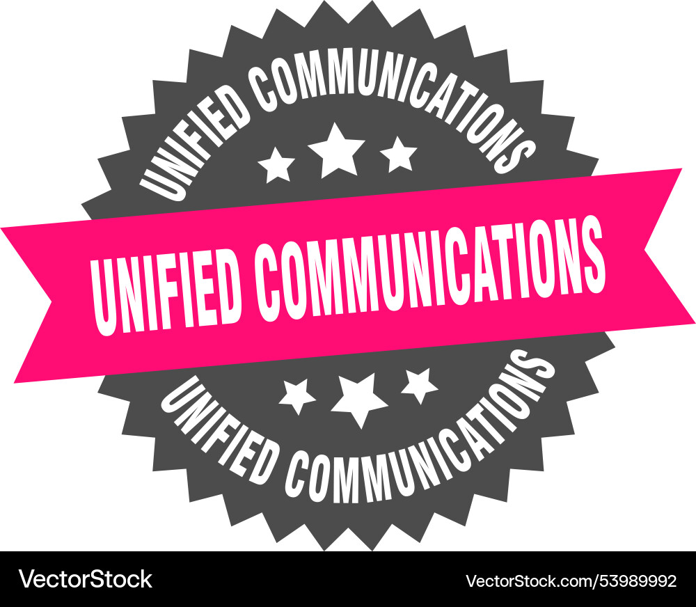 Unified communications Royalty Free Vector Image