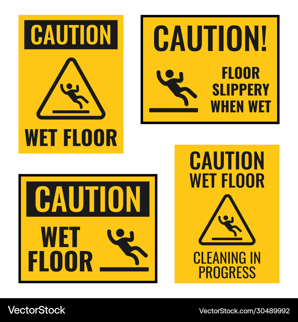 Slip Warning Signs Vector Images (over 3,500)