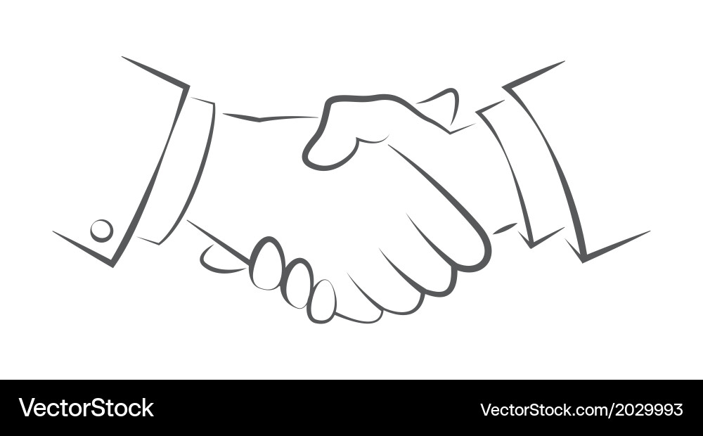 Handshake Royalty Free Vector Image - VectorStock