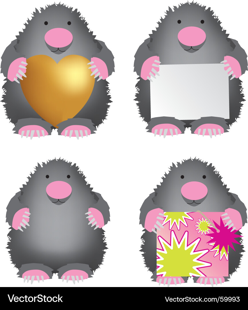 Mole Royalty Free Vector Image - VectorStock