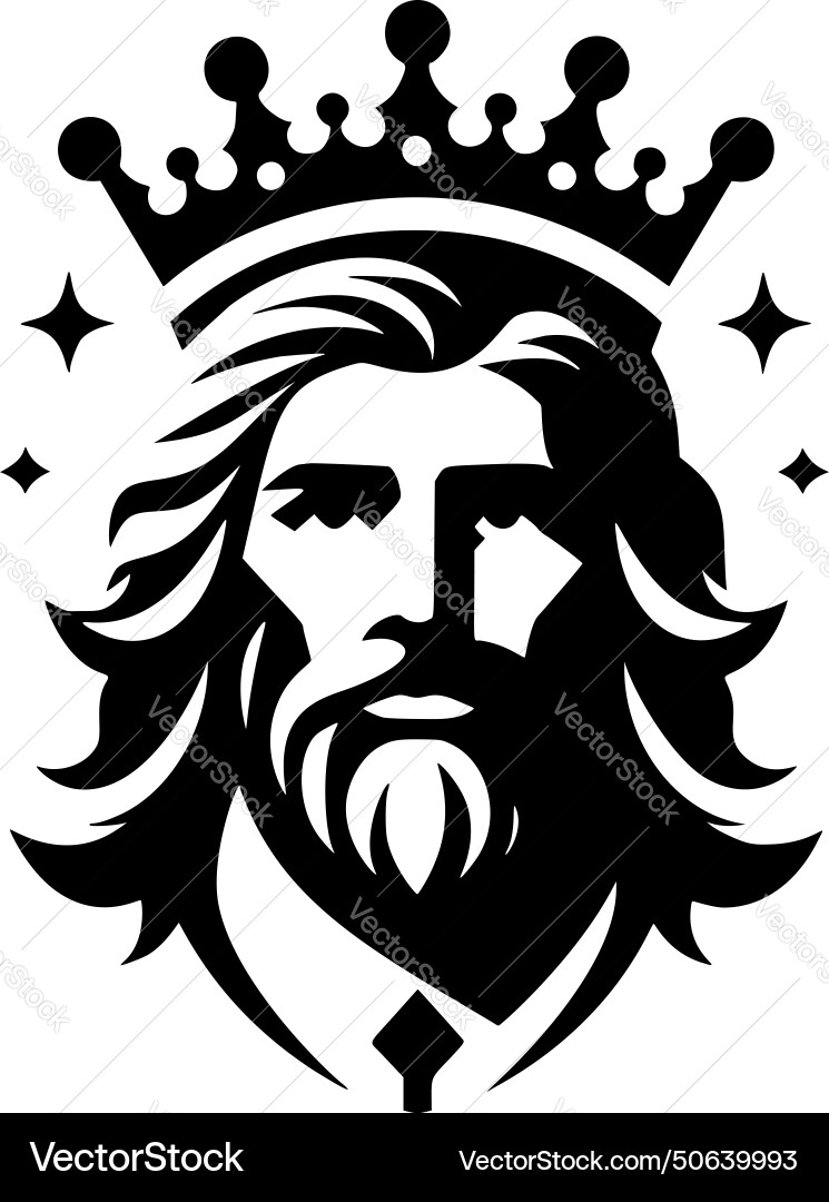 Regal portrait logo Royalty Free Vector Image - VectorStock
