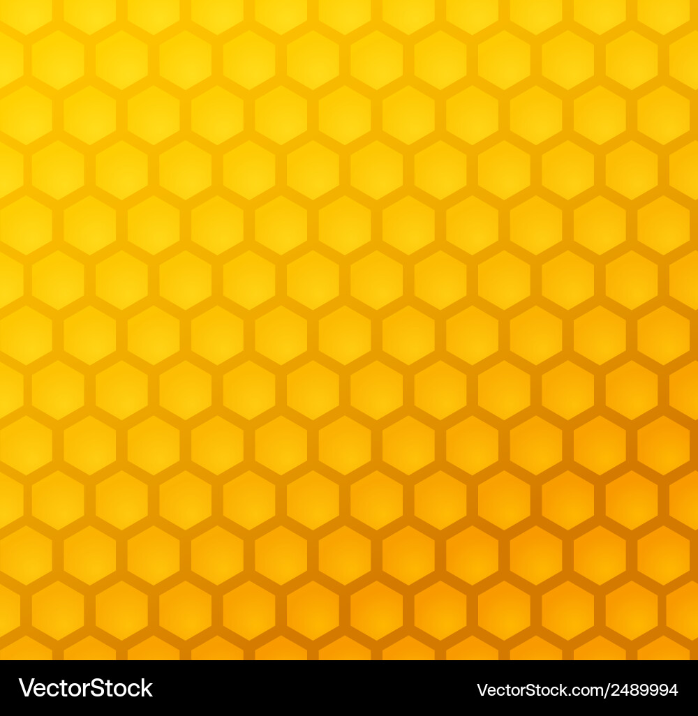 Seamless abstract honeycomb pattern Royalty Free Vector