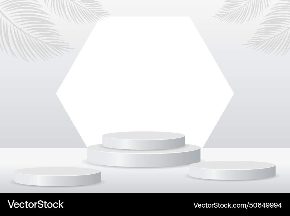 Simple podium background Royalty Free Vector Image