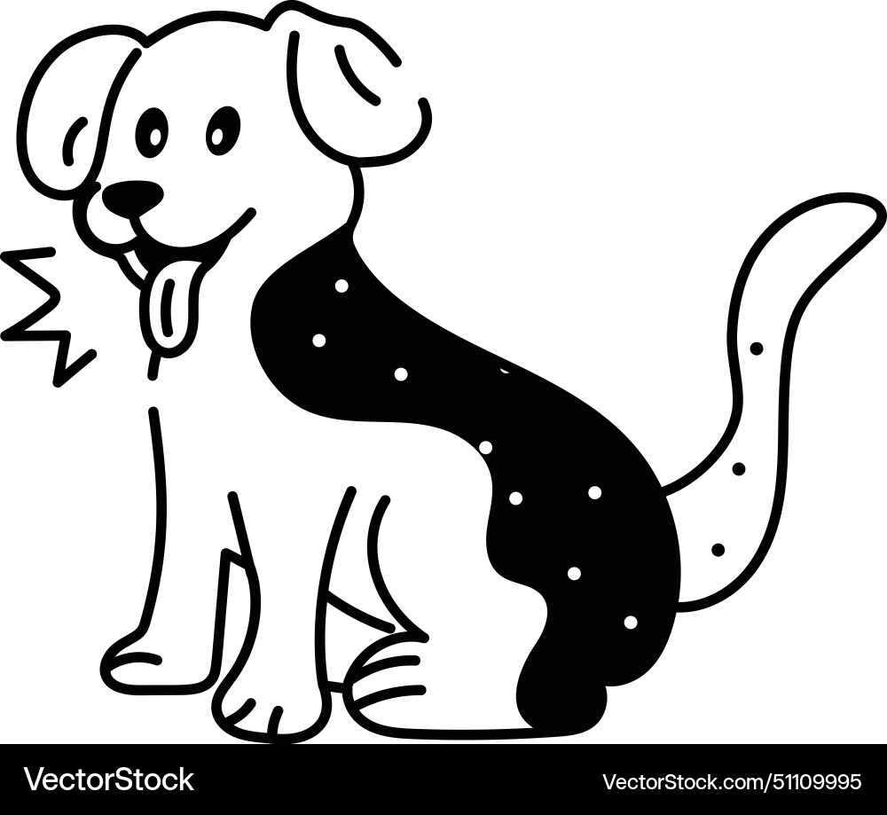 Barking dog Royalty Free Vector Image - VectorStock