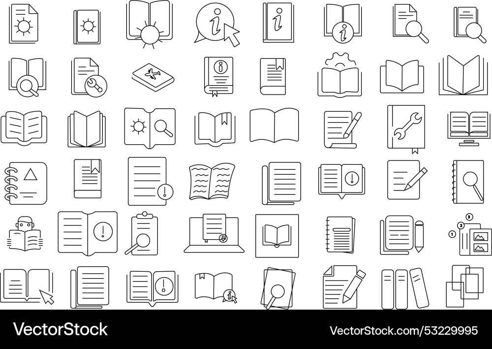 Book and note Royalty Free Vector Image - VectorStock