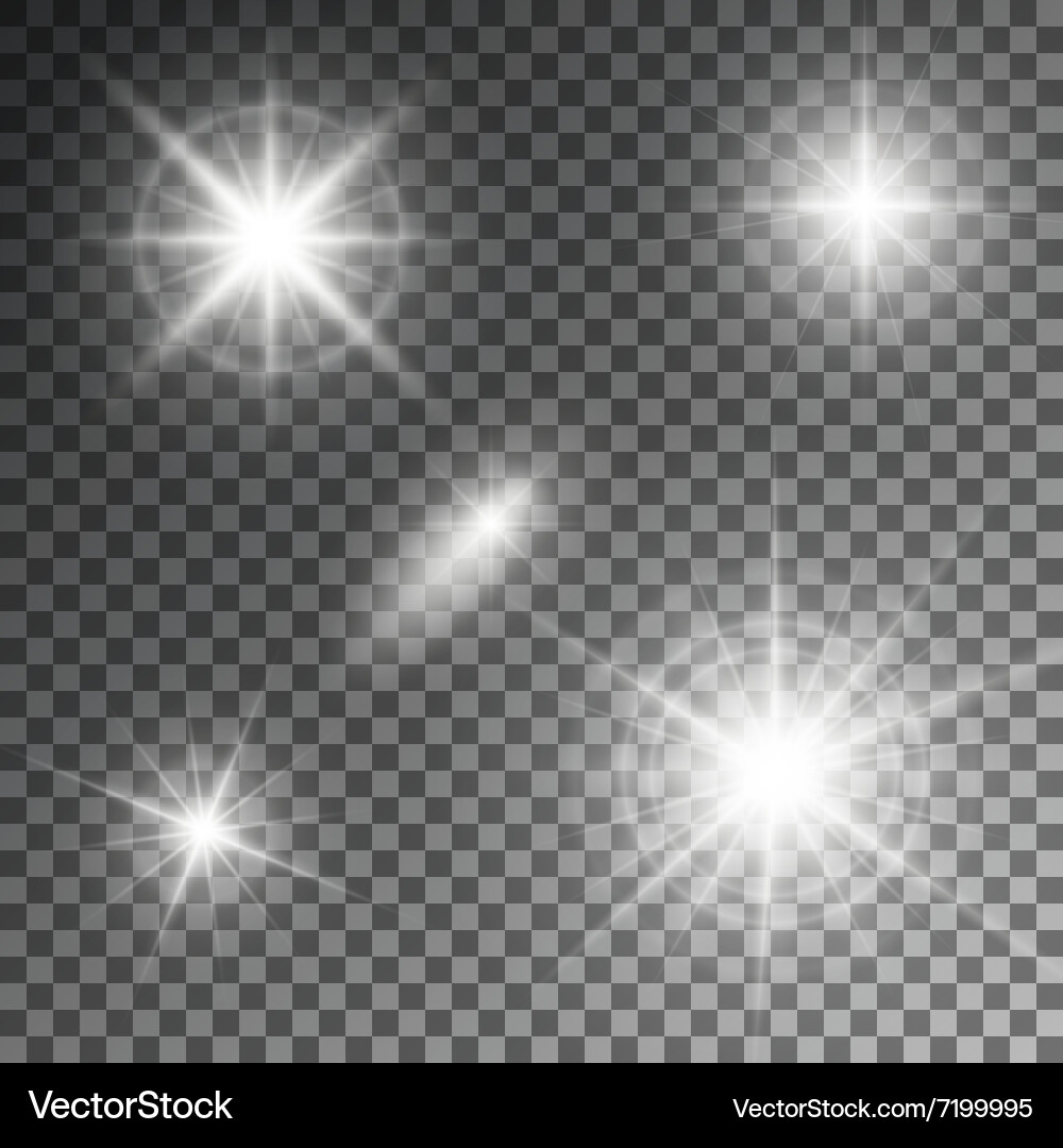 Dynamic Light Rays & Flares Royalty Free Vector Image