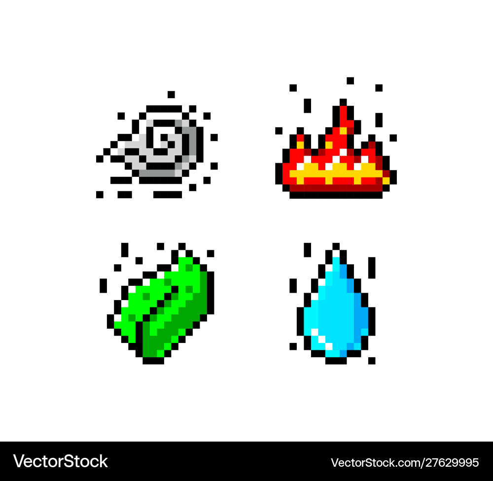 Four elements Royalty Free Vector Image - VectorStock