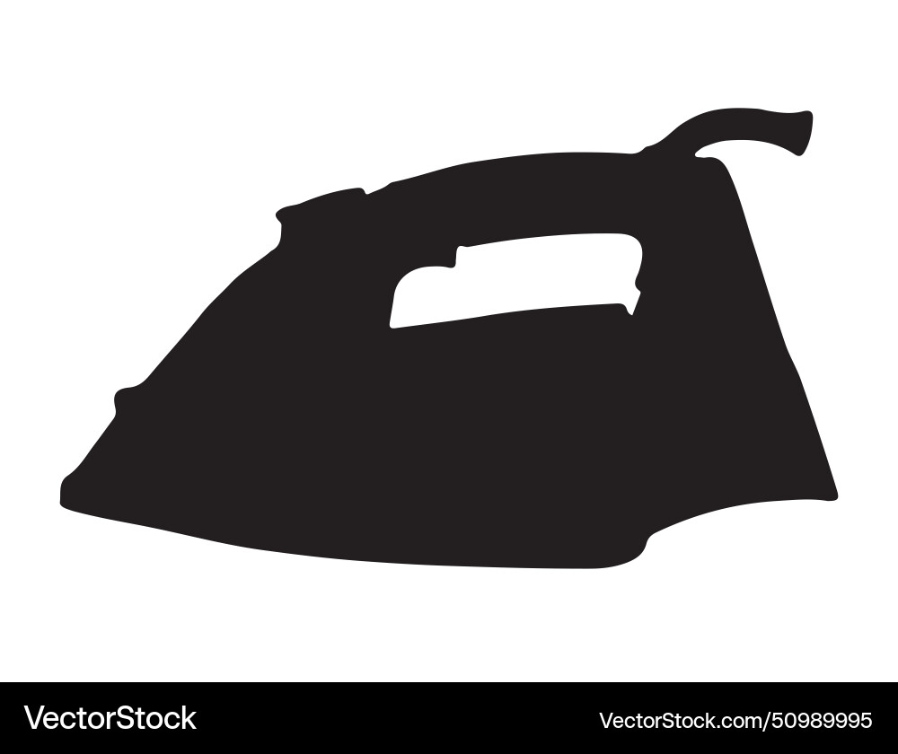 Iron silhouette art Royalty Free Vector Image - VectorStock